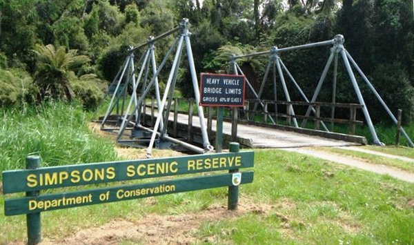 Inglis Bridge at Simpsons Scenic Reserve | Engineering NZ